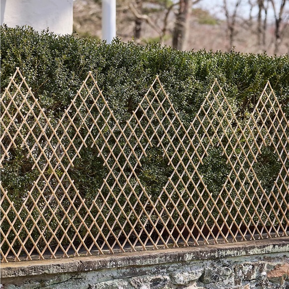 Anthropologie | Other | Anthropologie Expandable Woven Willow Diamond ...